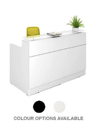 Black Reception Desks and Counters