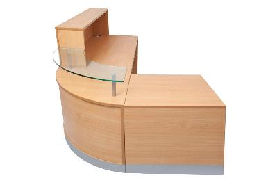 Corner L-Shape Reception Counters
