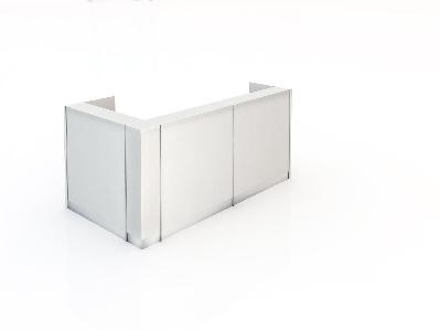 Corner L-Shape Reception Counters