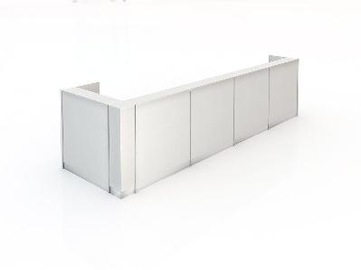 Corner L-Shape Reception Counters